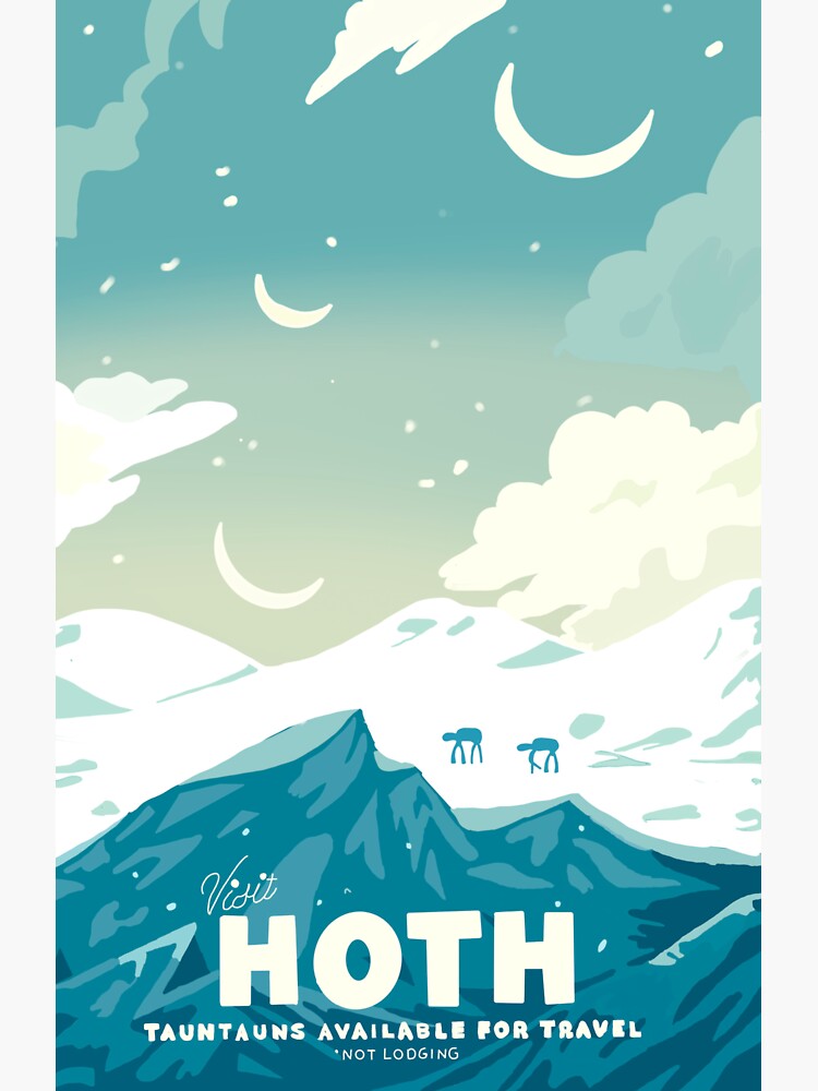 "Hoth design " Sticker by jess5656 | Redbubble