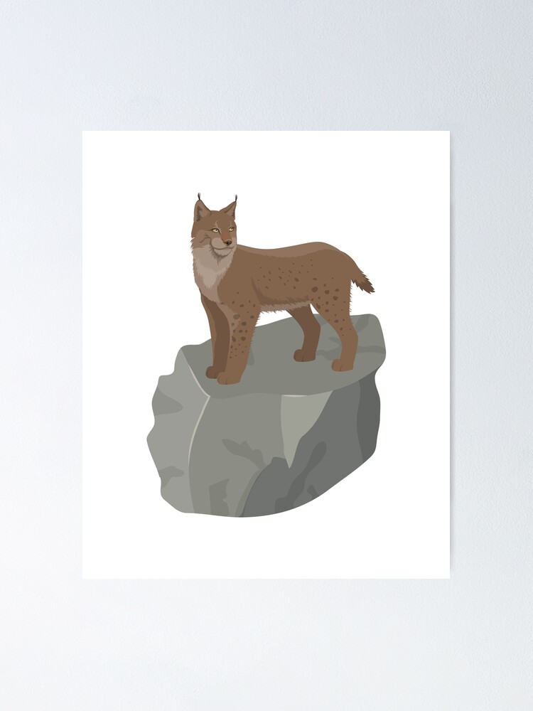 "Floppa on the rock" Poster for Sale by KOCKE | Redbubble