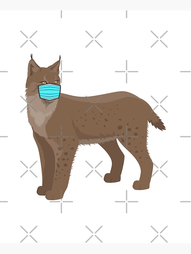 "Floppa with a mask" Poster for Sale by KOCKE | Redbubble