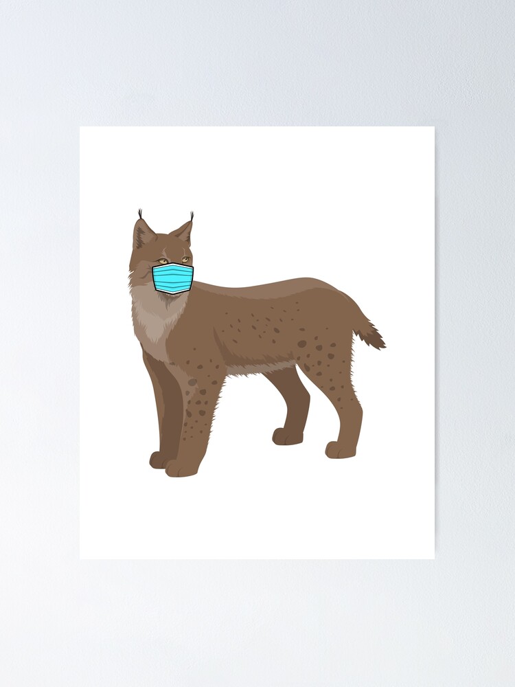 "Floppa with a mask" Poster for Sale by KOCKE | Redbubble