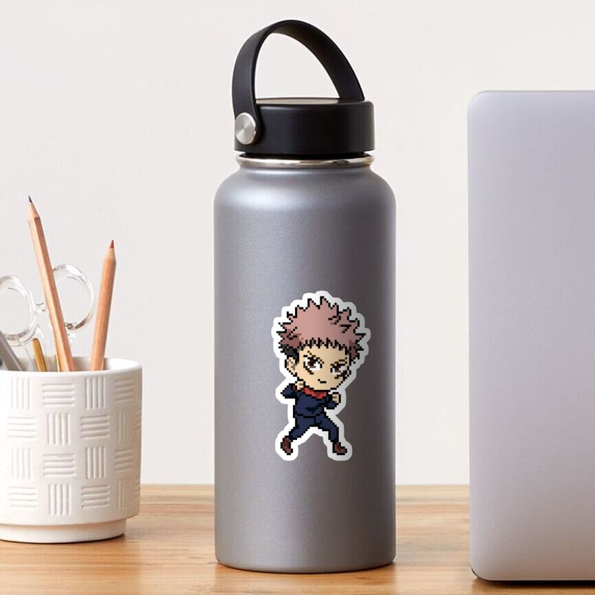 "Jujutsu Kaisen Yuji Itadori Pixel Art" Sticker for Sale by ...