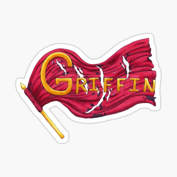 "Griffin Name Art" Sticker by AvalonUnmuzzled | Redbubble
