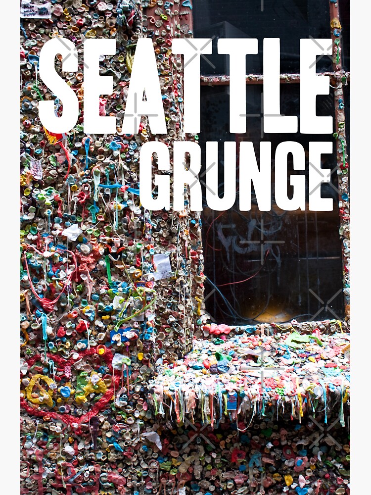 "Seattle Grunge " Sticker by INFIDEL | Redbubble