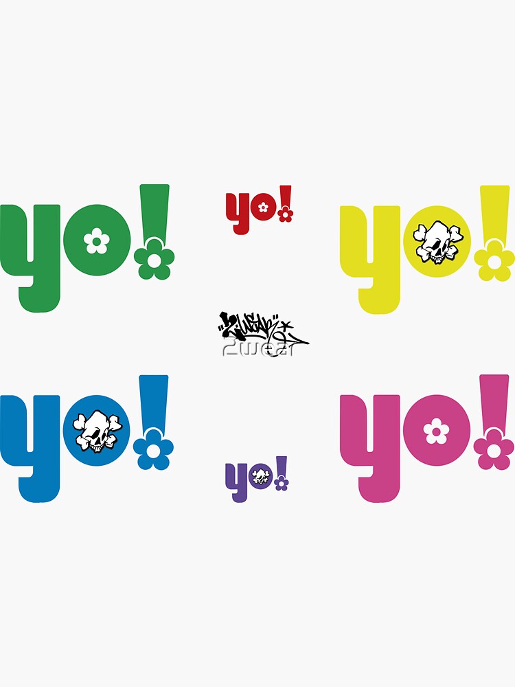 "Yo Stickers Set 1" Sticker for Sale by 2wear | Redbubble