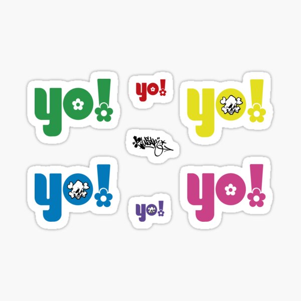 "Yo Stickers Set 1" Sticker for Sale by 2wear | Redbubble