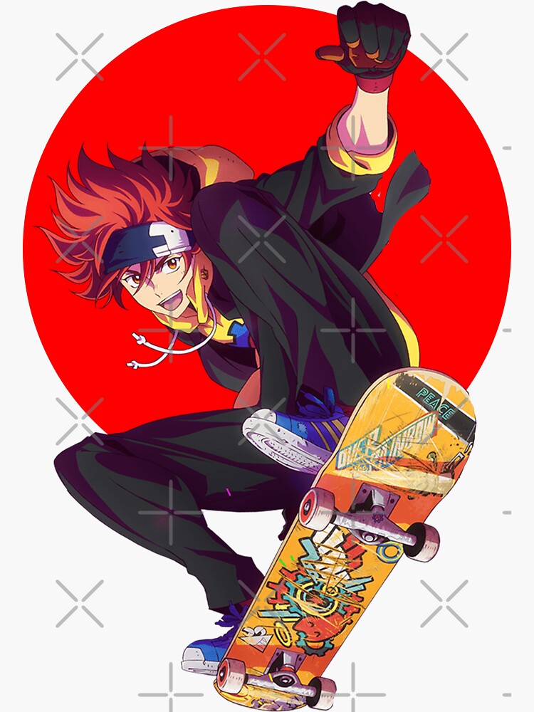 "reki || sk8 the infinity" Sticker for Sale by TrueYou | Redbubble