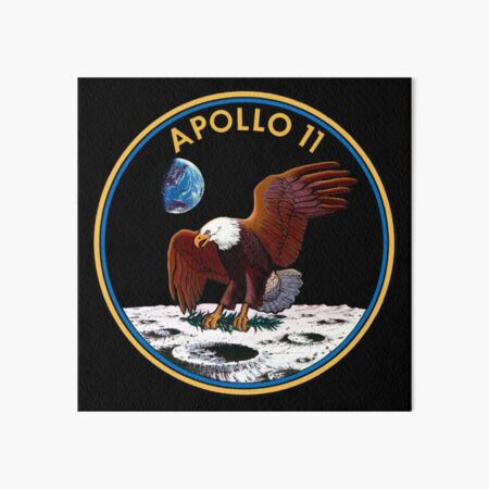 "Apollo 11 logo" Art Board Print for Sale by trendistudio | Redbubble