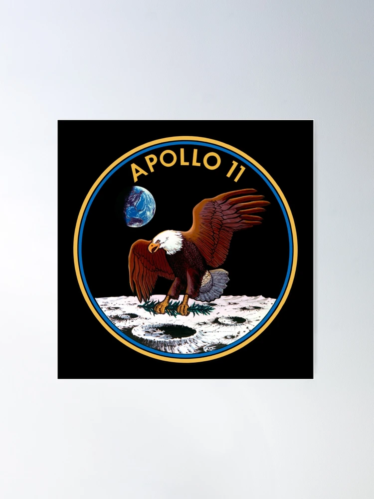 Logotipo Da Apolo 11 Vintage Apolo 11 Luna Landing 1969 Huella De