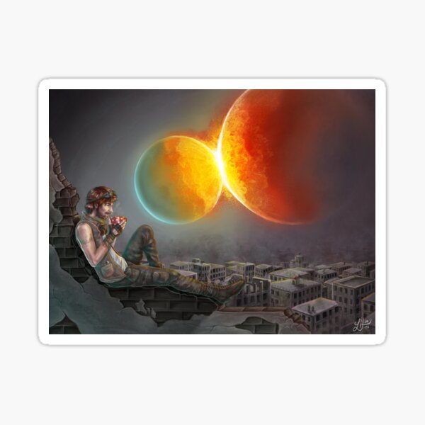 "One last cup of coffee" Sticker for Sale by faejala | Redbubble