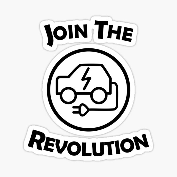 "Electric car and hybrid" Sticker for Sale by Karpatenwilli | Redbubble