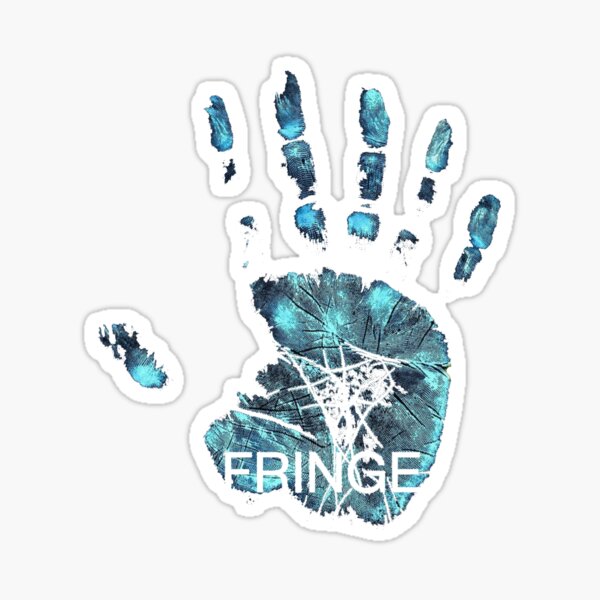 "Fringe!" Sticker by LordNeckbeard | Redbubble