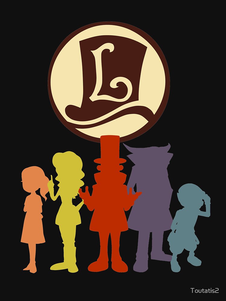 "Professor Layton " T-shirt for Sale by Toutatis2 | Redbubble ...