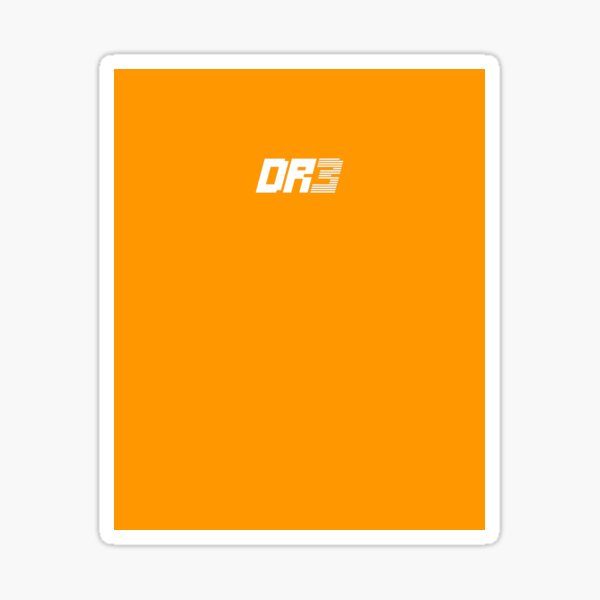 "Daniel Ricciardo DR3 2021 Mclaren" Sticker for Sale by MrKaiser05 ...