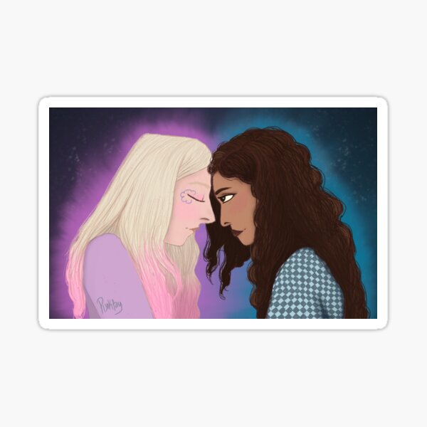 "Euphoria - Jules and Rue" Sticker for Sale by punkfay | Redbubble