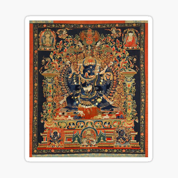 "Vajrabhairava Tantric Buddhist Deity 2" Sticker for Sale by GuyBlank ...