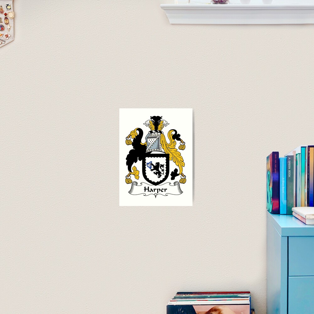"Harper Coat of Arms / Harper Family Crest" Art Print for Sale by ...