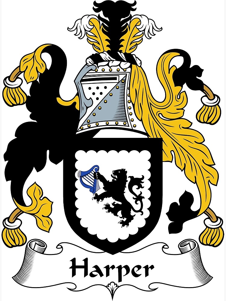 "Harper Coat of Arms / Harper Family Crest" Art Print for Sale by ...