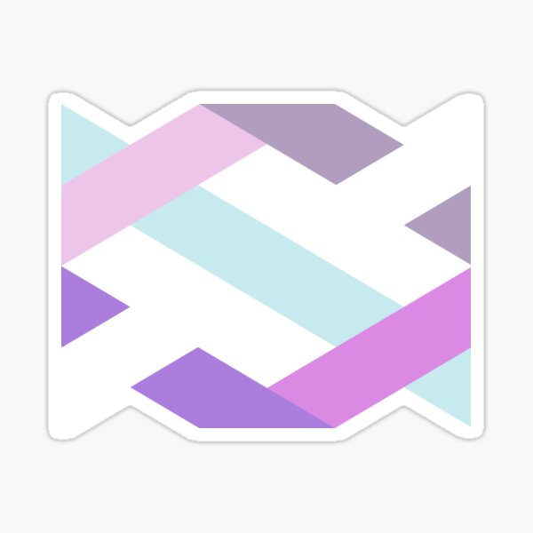 "Stealth Faesari Pride Art Lattice Print" Sticker for Sale by ...