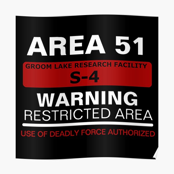 "Area 51" Poster for Sale by FantasySkyArt | Redbubble