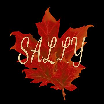 Pegatina for Sale con la obra «Nombre de Sally» de Areashor | Redbubble