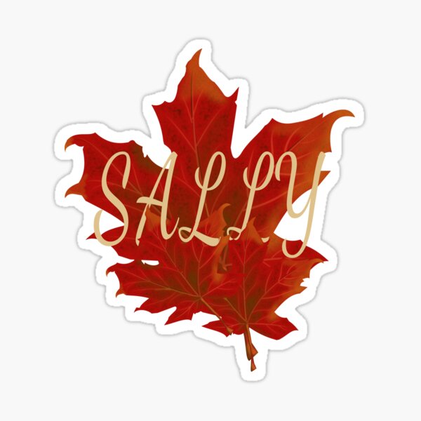 Pegatina for Sale con la obra «Nombre de Sally» de Areashor | Redbubble