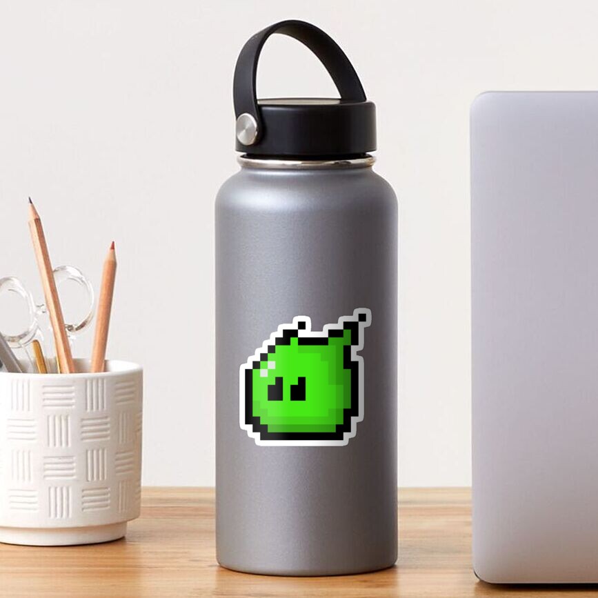 "Cute Slime Ball Pixel Art" Sticker by ThallahRahman | Redbubble