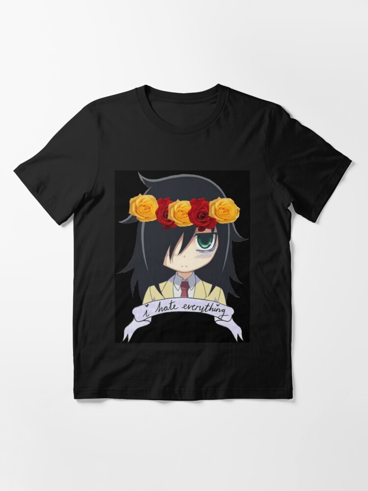 "Tomoko Kuroki" T-shirt for Sale by DemonsMeow | Redbubble | watamote t ...