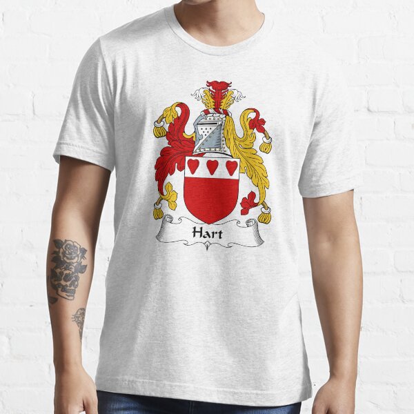 "Hart Coat of Arms / Hart Family Crest" T-shirt for Sale by ...