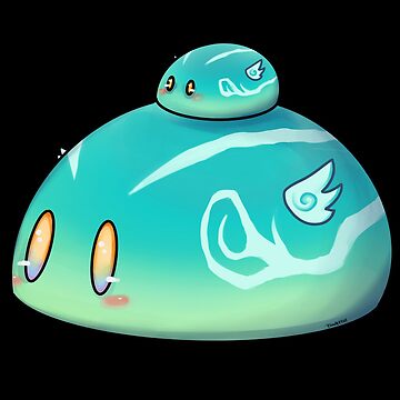 "Genshin Impact Cute Anemo Slime" Poster for Sale by TunafishArt ...