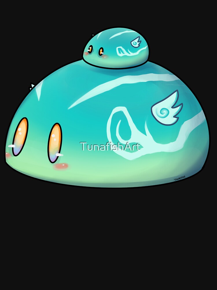 "Genshin Impact Cute Anemo Slime" T-shirt by TunafishArt | Redbubble