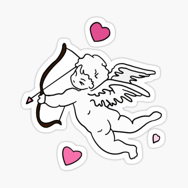 "Cupid" Sticker by blcnde | Redbubble