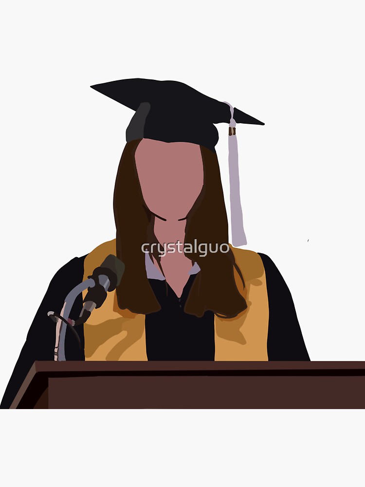 "Rory Gilmore Chilton Graduation" Sticker for Sale by crystalguo ...