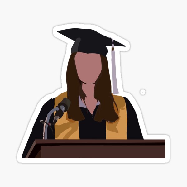 "Rory Gilmore Chilton Graduation" Sticker for Sale by crystalguo ...