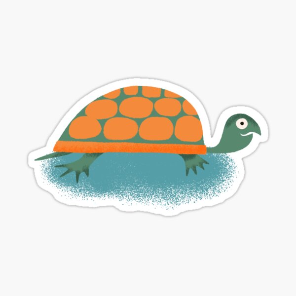 "Todd the turtle" Sticker for Sale by learningkiddos | Redbubble