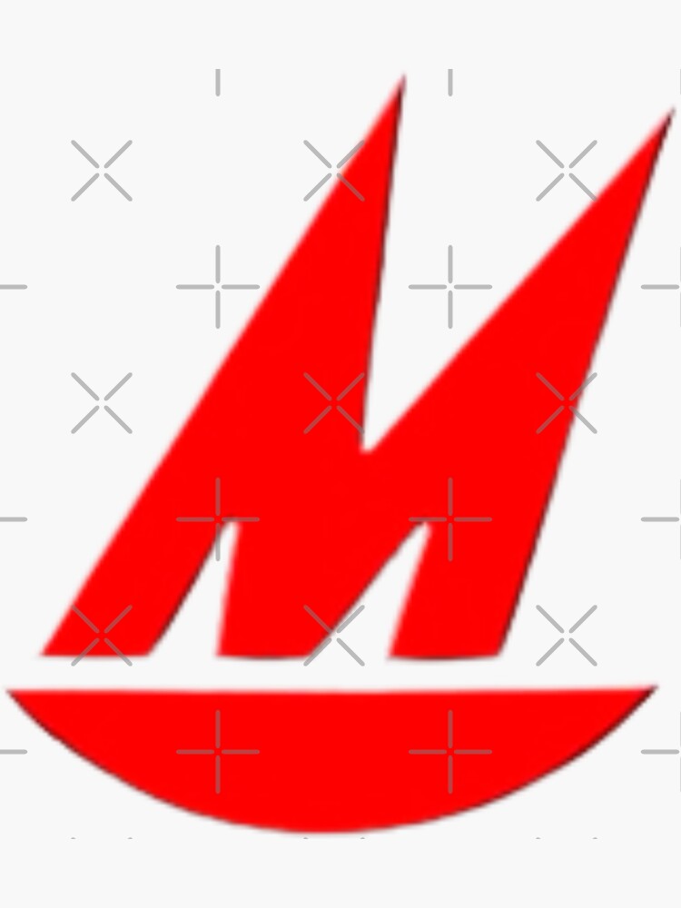 "Mirror sailing class logo" Sticker for Sale by Original1977 | Redbubble