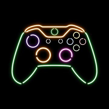 "Neon Xbox One controller" Poster for Sale by GamespaceDesign | Redbubble