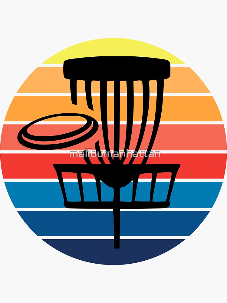 "Disc Golf" Sticker for Sale by malibumanhattan | Redbubble