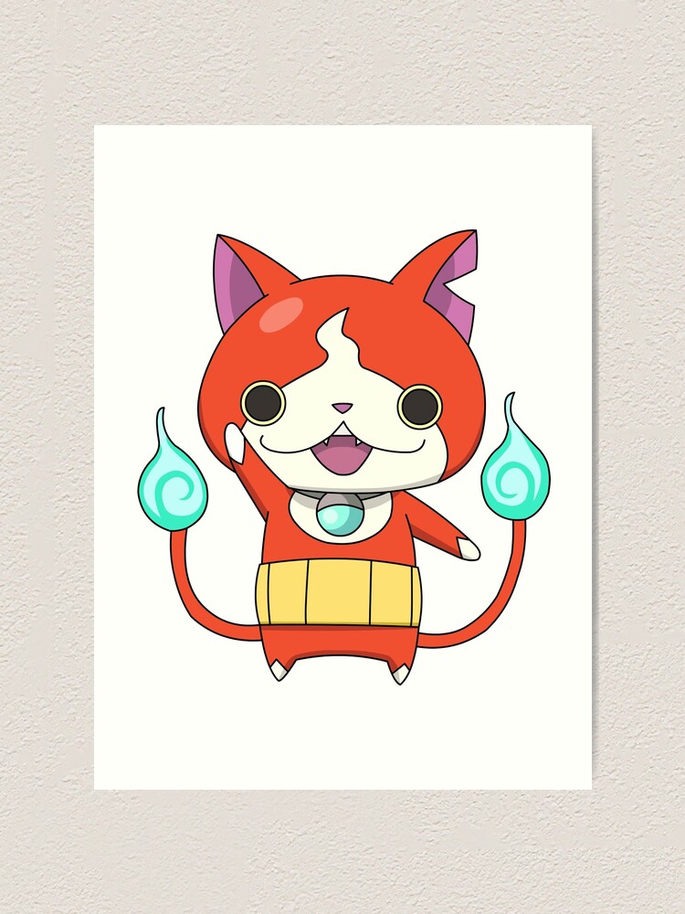 "Yo - Kai Watch - Jibanyan #093" Art Print by PrincessCatanna | Redbubble