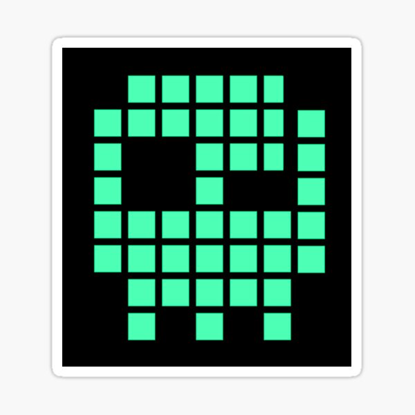 "Super Dragon Punch!! - 8 Bit Skull" Sticker for Sale by ...