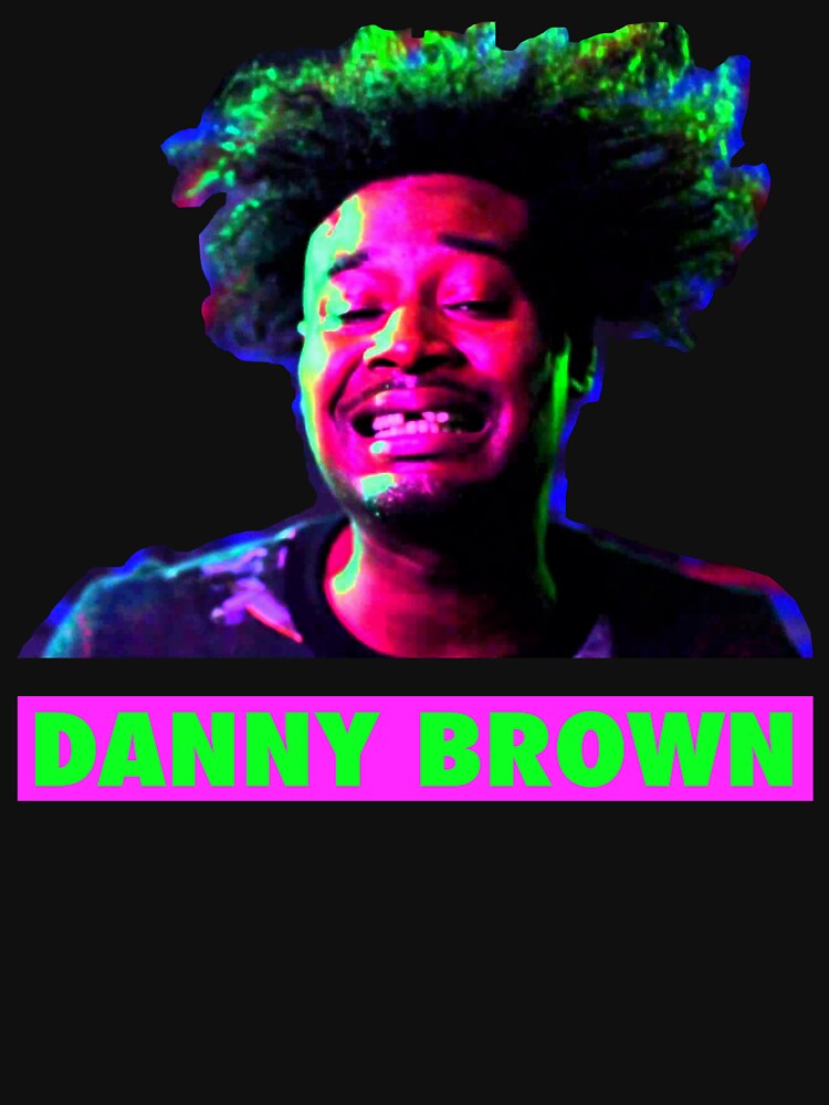 "Danny Brown" T-shirt for Sale by Temujin | Redbubble | danny t-shirts ...