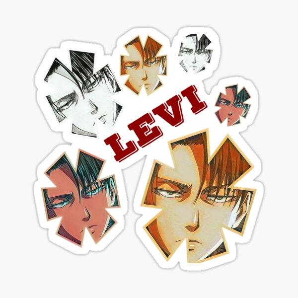 "Attack on Titan - Levi" Sticker for Sale by jshlwngn | Redbubble