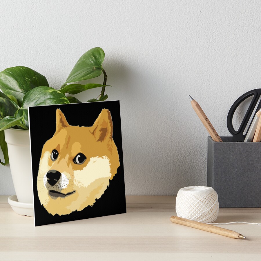 "Doge Meme" Art Board Print by Lmakesstuff | Redbubble