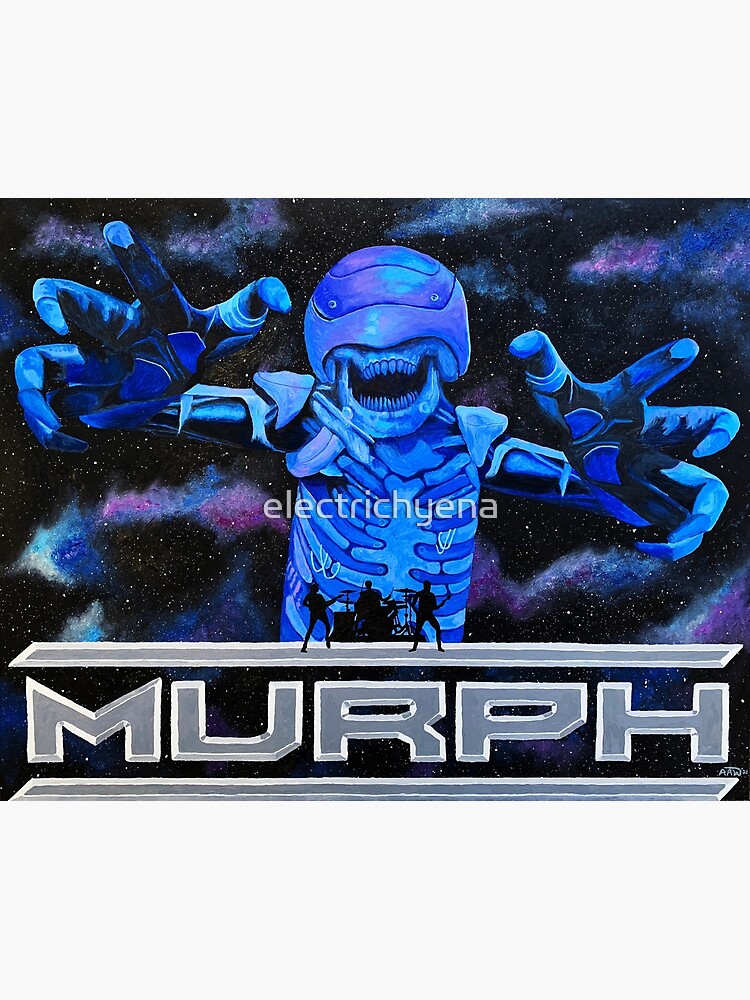 "Murph (and band) oil painting" Poster by electrichyena | Redbubble