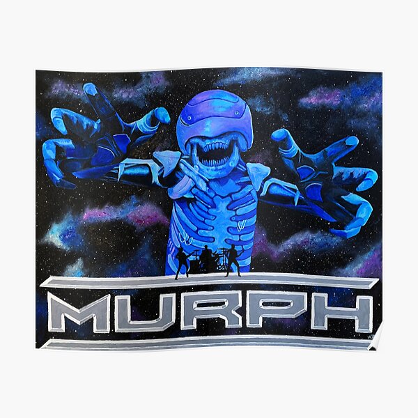 "Murph (and band) oil painting" Poster by electrichyena | Redbubble