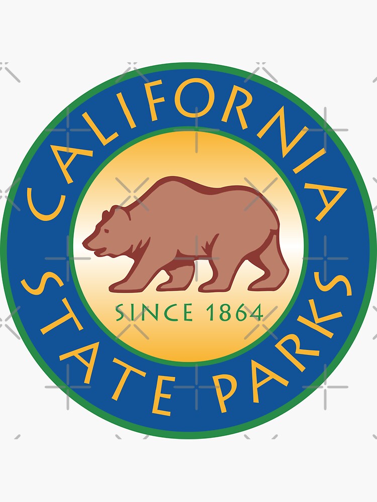 "California State Parks " Sticker by enigmaticone | Redbubble