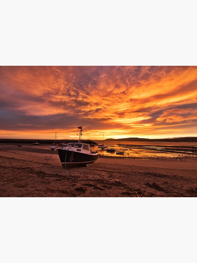 ". Midwinter sunrise Rhos On Sea" Poster for Sale by rockysmat | Redbubble