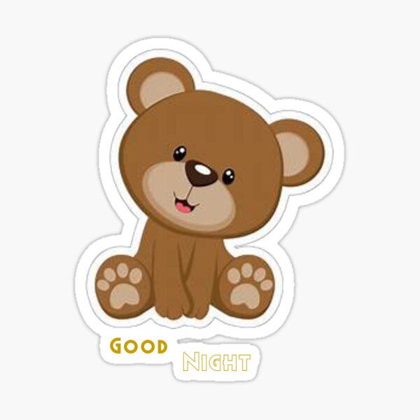 "Cute Teddy Bear" Sticker for Sale by FSOCAMISETAS | Redbubble