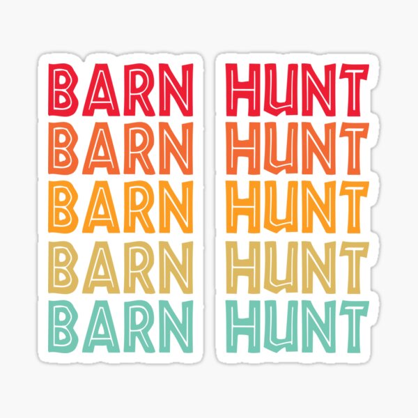 Barn Hunt Stickers | Redbubble