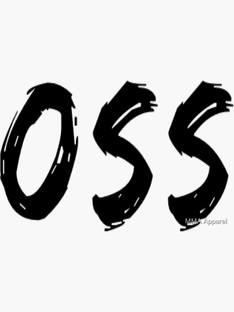 "Brazilian Jiu Jitsu | OSS - BJJ" Sticker for Sale by BJJ-Apparel ...