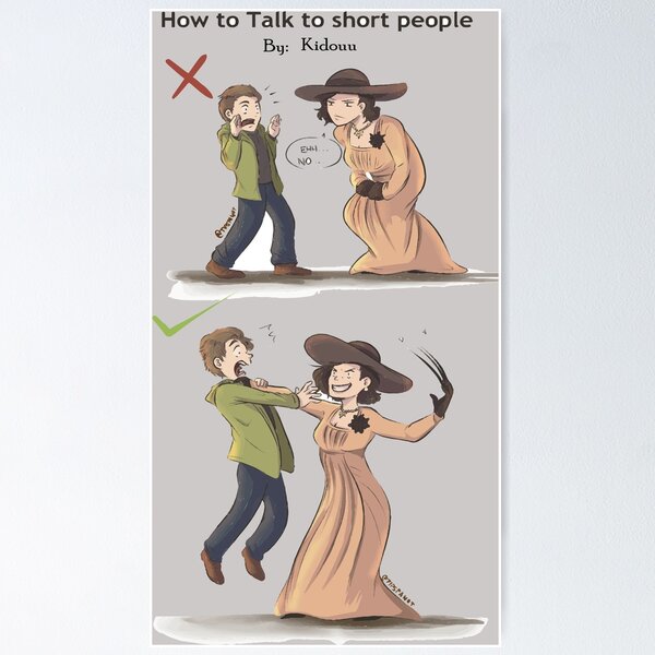 "Lady Dimitrescu RE8 memes" Poster for Sale by Kidouu | Redbubble